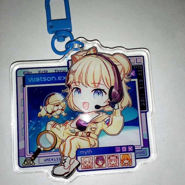Hololive EN Myth/promise | 3D Foreground Acrylic Keychains - Etsy