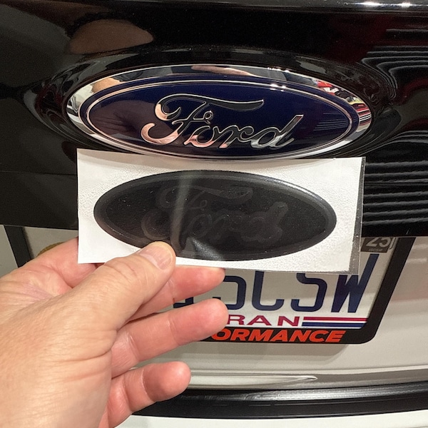 Set of 3 Gel Coated Ford Logo Gel Coated Emblem Overlays Fiesta / Focus ...