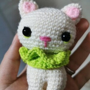 Kitty the Little White Kitten Pattern Crochet Cat Pattern - Etsy
