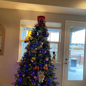 Believe Christmas Tree Topper top Hat Tree Topper Christmas | Etsy