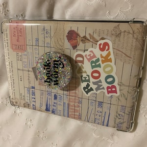 LIBRARY CARD Kindle Insert for Clear Case PRINTABLE Paperwhite Basic ...