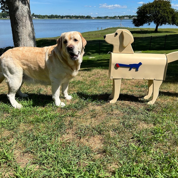 Labrador Retriever Mailbox | Lab | Unique Dog Mailbox | Pp003 - Etsy