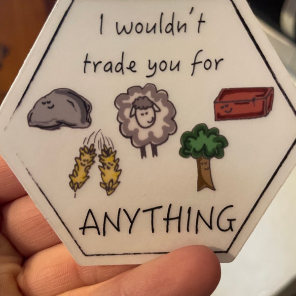 THE ORIGINAL I Wouldn't Trade You for Anything Sticker-clear-gift ...