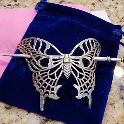 Silver Hair Pin - Etsy