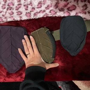 Leaf Pouch Fits on Utility Belt Bag, Elven Forest Fantasy Cosplay ...