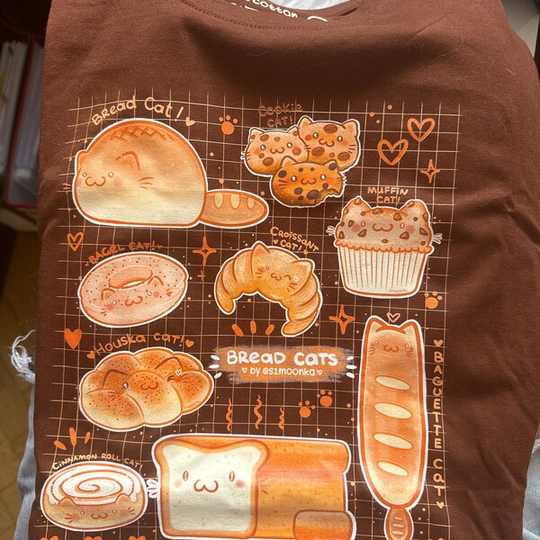 Bunch of Gingerbread Cats Art Print Cute Art Prints Cat Illustration ...