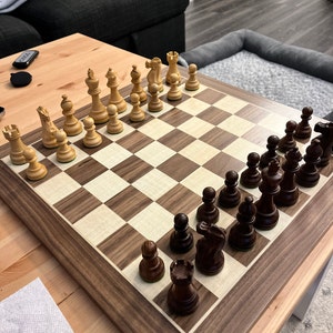 Beautifully Detailed 20x20 Inch Solid Wood Chess Board NO - Etsy