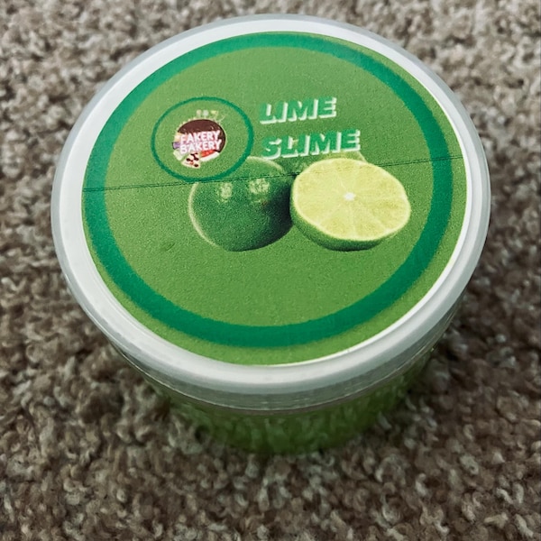 Water Slime, Lime Scented, Lime Green Color, Slime, Thick Scented Slime ...