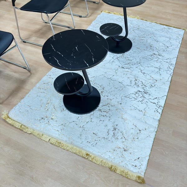 Gold Rug, Bright Gold Color Rug, Gold Decor Home Rug, Rugs for Living ...