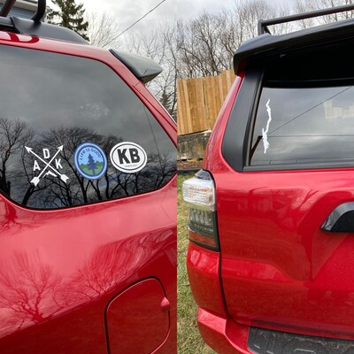 ADK Sticker Free Shipping / Adirondacks Sticker / ADK Mountain Sticker ...