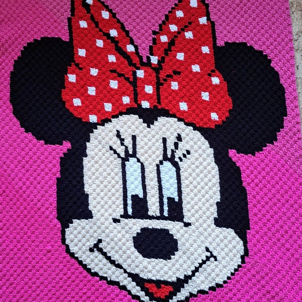 Minnie Mouse – C2C – Row by Row – Written Instructions – Graph – PDF ...