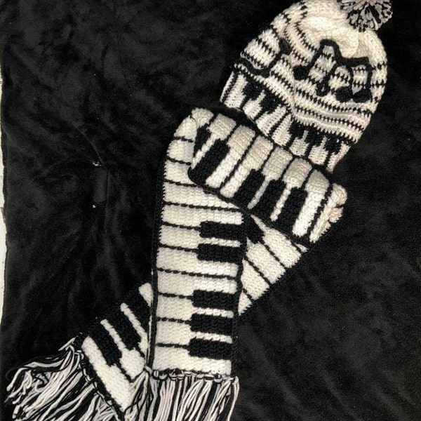 Crochet Pattern for Piano Blanket,piano Blanket Crochet Pattern,piano ...