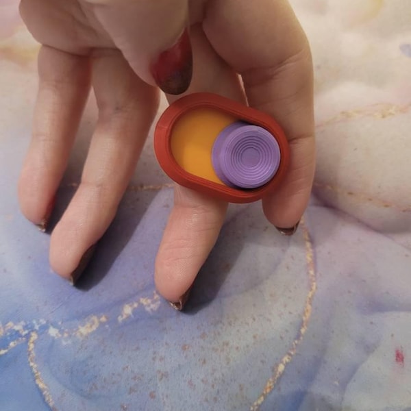 3D Printed Customizable Magnetic Haptic Slider Fidget Toy - Desk Toy ...