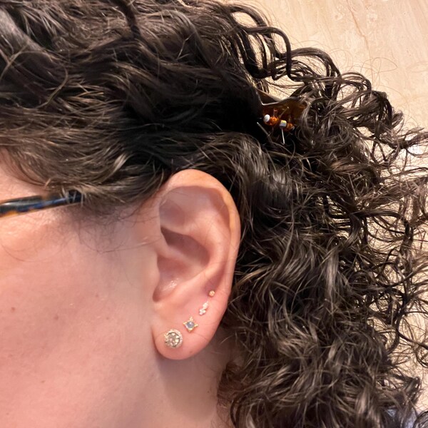 Right or Left Facing Koi Fish 14k White Gold From Junipurr, Perfect for ...