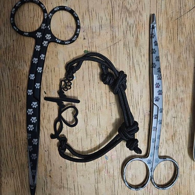 Vet Tech Veterinary Technician Nurse Paw Paper Coated Bandage Scissors ...