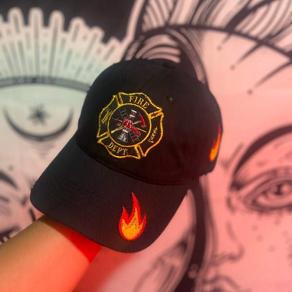Fire Department Logo - Machine Embroidery Design - 3 Sizes, Firefighter ...