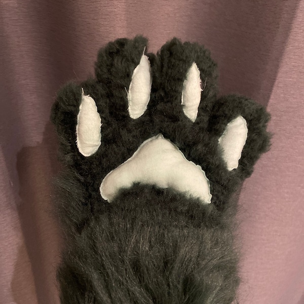 DIGITAL Feral Hand Paw Pattern for Fursuits - PDF Download - Etsy