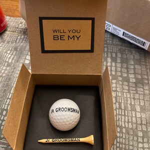 Groomsmen Proposal, Golf Ball Proposal, Groomsmen Golf Gift, Best Man ...