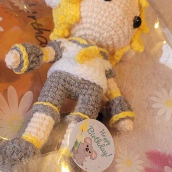 Ready to Go: Handmade Crochet Spirited Plush No Face Man Faceless Man ...