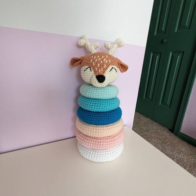 PDF Pattern: Little Deer Stacking Ring Crochet Toy - Etsy