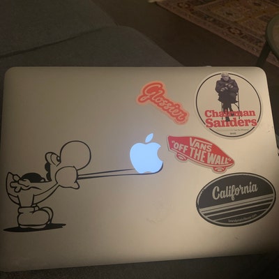 Yoshi Mario MacBook Decal, MacBook Sticker, Laptop Decal, Laptop ...