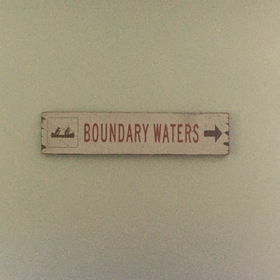 Boundary Waters Sign, BWCA Wood Sign, Boundary Waters Gift, BWCA Decor ...