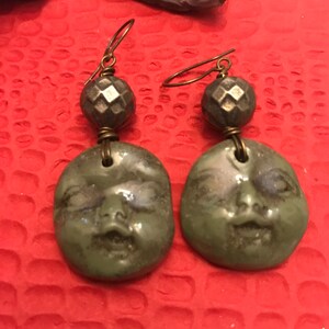 Sea Shards Brass Wrapped Cultured Aqua Sea Glass Spike - Etsy