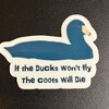 Im Fast as F Boi Blue Wing Teal Duck Sticker - Etsy