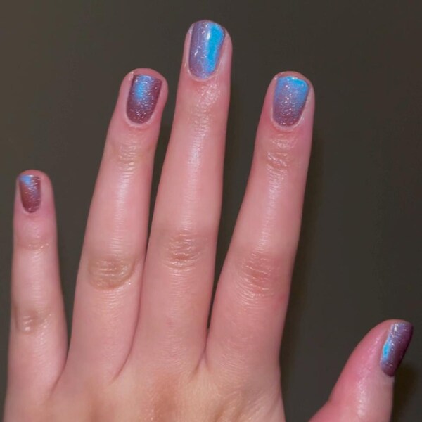 Purple Blue Magnetic Nail Polish - Eldritch Influence - Inspired by ...