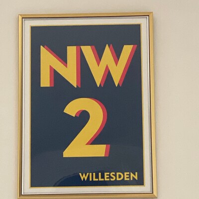 SE19 Crystal Palace London Postcode Typography Print Giclée - Etsy UK