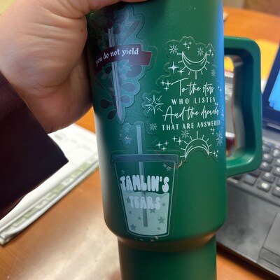 Tamlin's Tears Tumbler ACOTAR Waterproof Sticker Night Court Sticker ...