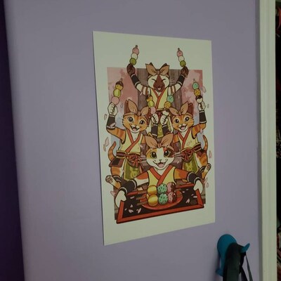 Fluffy Bunny Dango 11x17 Print Monster Hunter Rise Palico Fan Art - Etsy