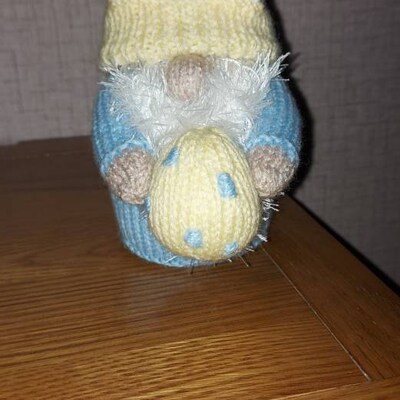 PDF Knitting Pattern Easter Bunny Gonk Gnome Toy Ornament Chocolate ...