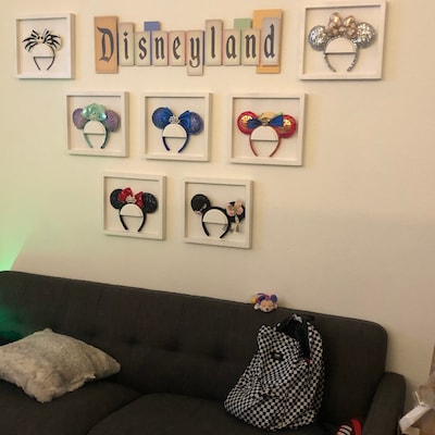 Disney Ears Display, Minnie Ear Headband Display Frame, Disney Ear ...