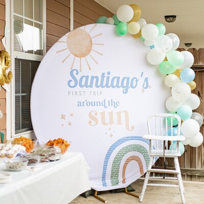 PRINTABLE Birthday Digital Backdrop,wedding Birthday Editable Digital ...