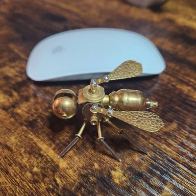 WASP Steampunk/ Iron Bug/ Metal Insect Ver. 2 - Etsy