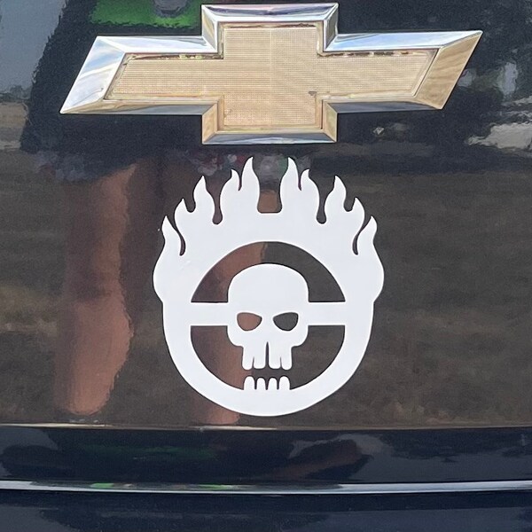 Mad Max Fury Road Skull Vinyl Decal: Car/laptop/instant Pot Sticker - Etsy