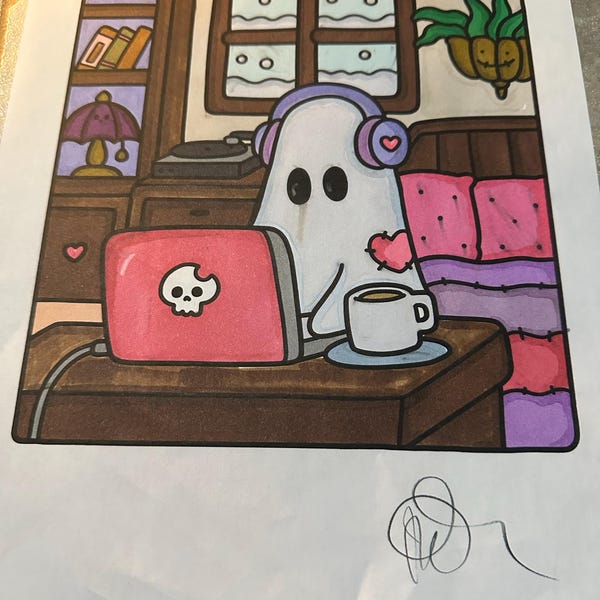 Spooky Cutie: Adorable Creepy Creatures in Cozy Hygge Moments Coloring ...