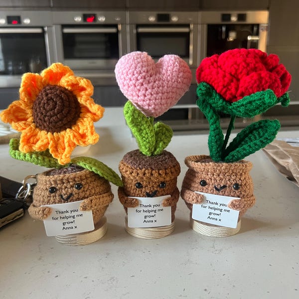 Halloween Crochet Ghost,handmade Crochet Little Elf,emotional Support ...