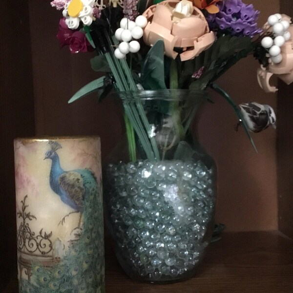 6 Inch Tall Beautiful Asian Flameless Candle With On/off and Timer ...