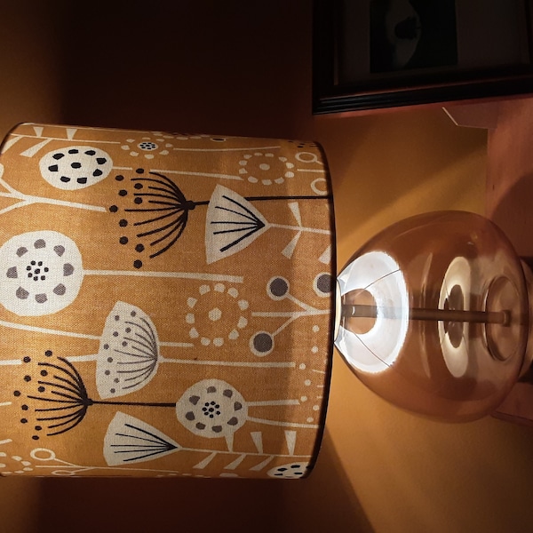 Scandi Bergen Fabric Lampshade,handmade Lampshade, Table Lampshade ...