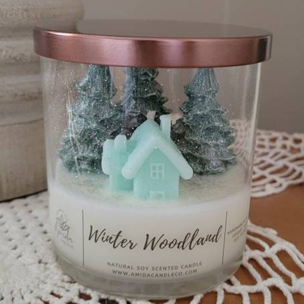 Christmas Tree Candle With Gift Box Soy Scented Candle Gifts for Her ...