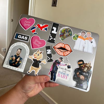 Lewis Hamilton, F1 Silverstone Win Sticker, Formula One Grid ...