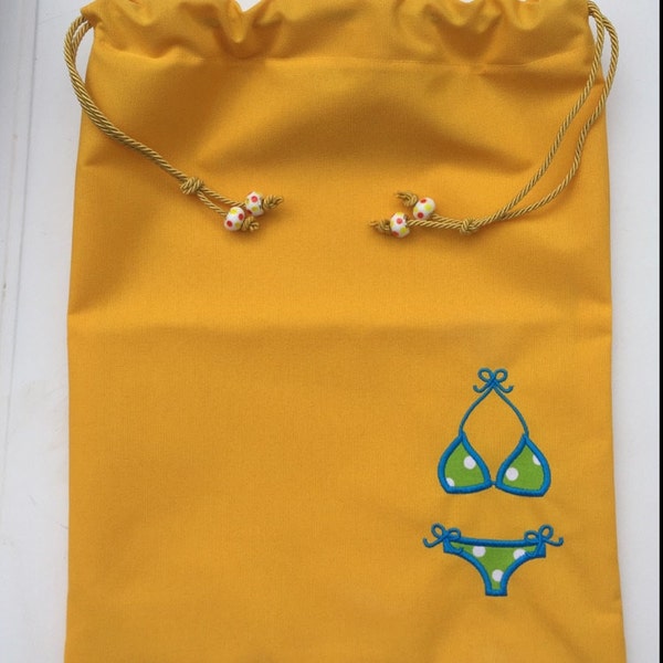 Applique Bikini Machine Embroidery Design - 4 Sizes - Instant Download ...