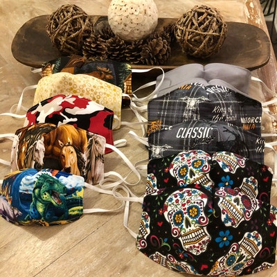 Face Mask Machine Embroidery Design Mask in the Hoop 7 Sizes - Etsy