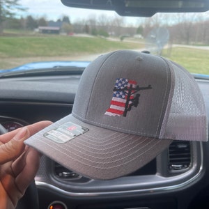 Lineman American Flag Leather Patch Hat Journeyman Lineman - Etsy