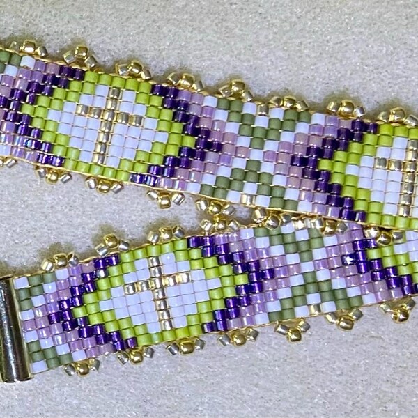 Beaded Loom Bracelet Pattern, Three Cross Design, Christian Bracelet ...