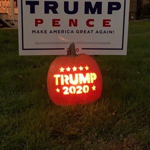 Donald Trump Pumpkin Carving Patterns for Halloween // Trump 2024 Jack ...