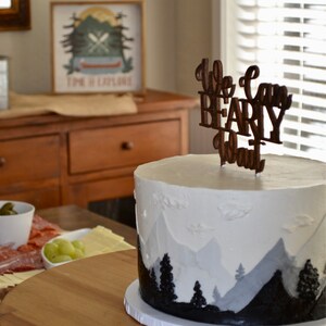 Ombré Birthday Cake Topper / Gradient Birthday Cake Topper / Hand ...