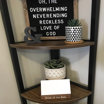 Bible Verse Cards & Holder 52 Scriptures on 26 Double-sided 5x3.5 High ...